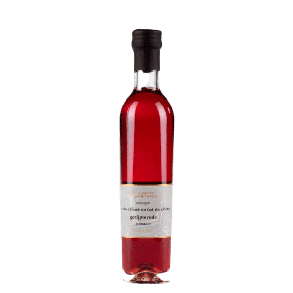 Rode wijnazijn verfijnd in eiken houten vat 25cl. - J.L. Lambert